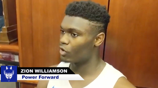 Duke Locker Room Interview with Williamson