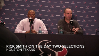 Rick Smith Discusses the Houston Texans Second Day of the NFL Draft and ...