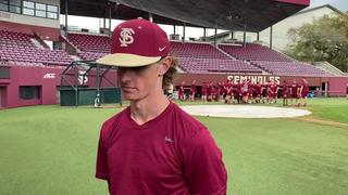 Tyler Martin on enrolling early, game-winning hits and playing for Dad