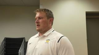 Iowa vs Miami (OH) Postgame: OL Sean Welsh
