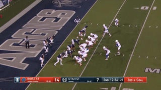 WATCH: Broncos' RB Mattison catches wide-open TD
