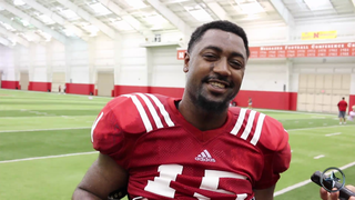 Nebraska LB Michael Rose a year after his ACL injury