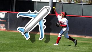 Watch This! Airplane Times Flight Perfectly With RBI Double | The Feed
