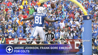 Andre Johnson, Frank Gore emerge for Colts