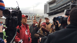 Mike Leach post-practice (full)