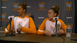 Lady Vols' Diamond DeShields, Mercedes Russell and Andraya Carter