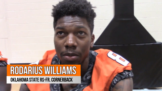 Watch: Gundy and Rodarius Williams on Cornerbacks