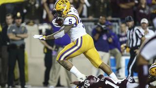 RB Derrius Guice Breaks LSU Single-Game Rushing Record