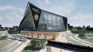 U.S. Bank Stadium west entry