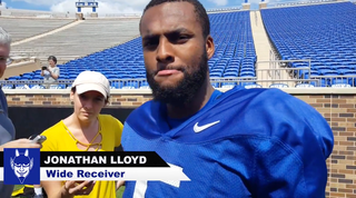 Duke Wide Receiver Jonathan Lloyd Spring Game Interview