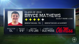 BREAKING: 4-Star OL Bryce Mathews Commits to Ole Miss