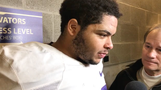 Harris helped out Trey Adams whenever he could