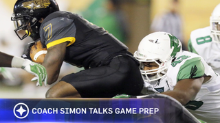 Coach Simon running backs