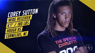 Corey Sutton Mallard Creek (N.C.) Scout Spotlight