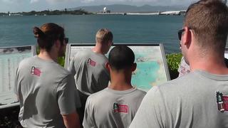 Aztecs Visit Pearl Harbor
