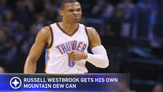 Russell Westbrook Gets His Own Mountain Dew Can (Wochit)