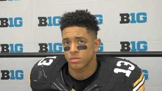 Iowa CB Greg Mabin Discusses Big Ten Championship Loss