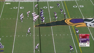 NC State-ECU: Gavin Locklear Reverse Pass