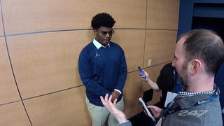 Hall describes his first month as a Wolverine