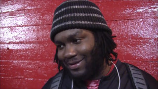 Nebraska DE Greg McMullen after Rutgers win