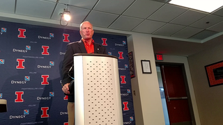 Illini coach Bill Cubit - Wisconsin preview presser