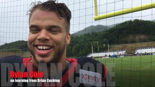 Dylan Cole is Now Playing Next to One of His Football Idols