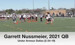 Garrett Nussmeier Under Armour Dallas highlights