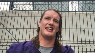 Washington Fall Camp Day Two - Trey Adams talks