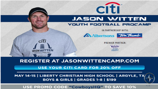 Jason Witten Is Drafting Kids for Camp