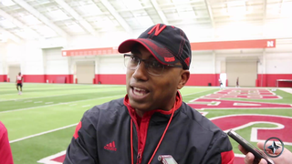 Nebraska DB coach Brian Stewart on the passing defense