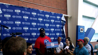 'Snacks' Harrison back on the practice field