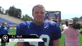 One on one with Duke DT A.J. Wolf