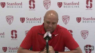 Stanford's Shaw Talks Cal and Fast Starts