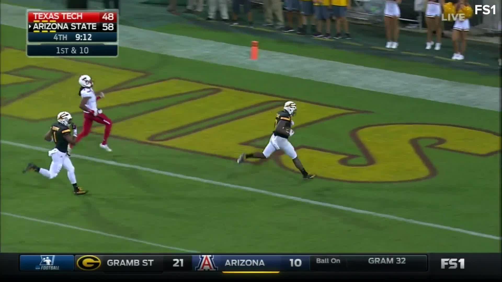 EIGHT TD's for ASU's Kalen Ballage, tying the FBS record Stream of ...