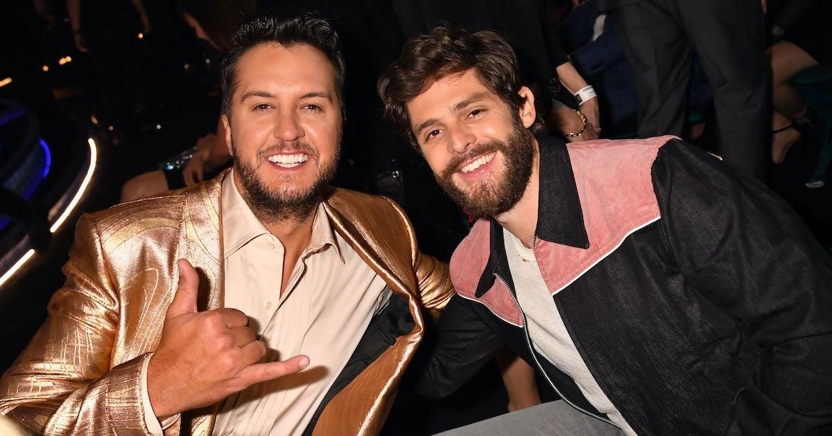 Luke Bryan Helps Thomas Rhett's Daughter Willa Gray Catch Her First Snapper