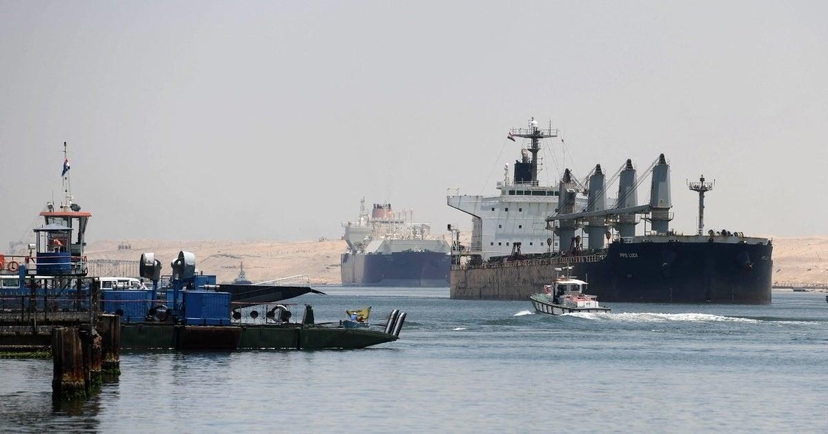 Ship Gets Stuck, Again, in Suez Canal, Blocks Traffic