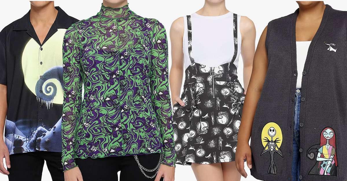 New The Nightmare Before Christmas Fashions Hit Hot Topic For Christmas ...