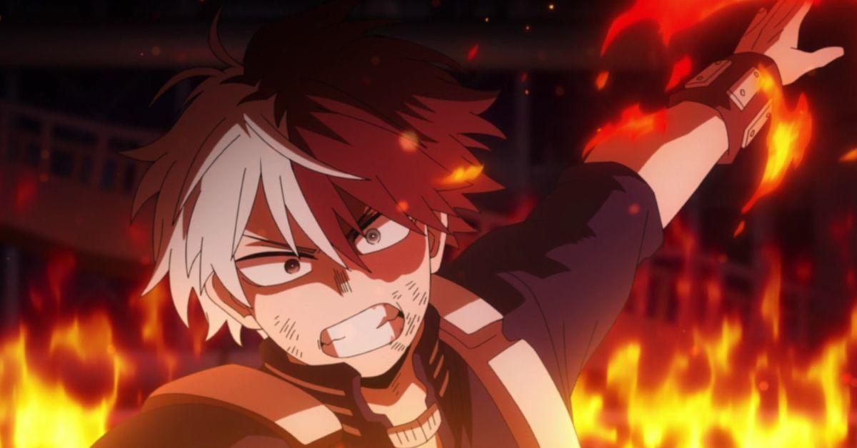 My Hero Academia Art Brings Shoto's New Flashfire to Life