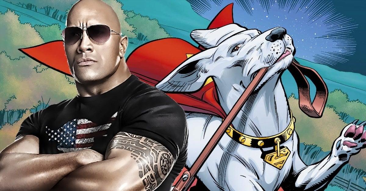 The Rock to Voice Krypto the Super-Dog in DC League of Super-Pets Movie