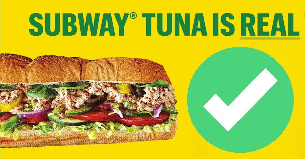 Subway Launches Website Defending Its Tuna Is Real