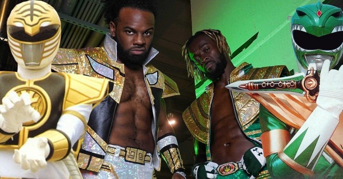 WWE's Xavier Woods and Kofi Kingston Reveal Awesome Power Rangers Gear ...