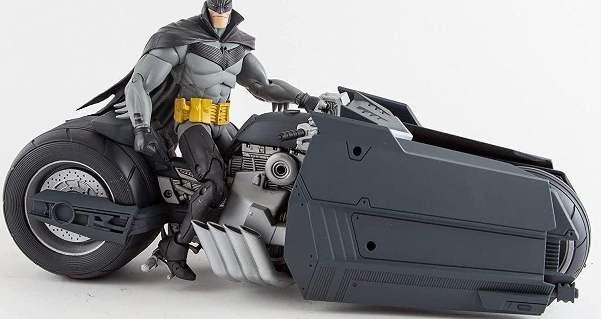 Batman White Knight Batcycle Launches From McFarlane Toys