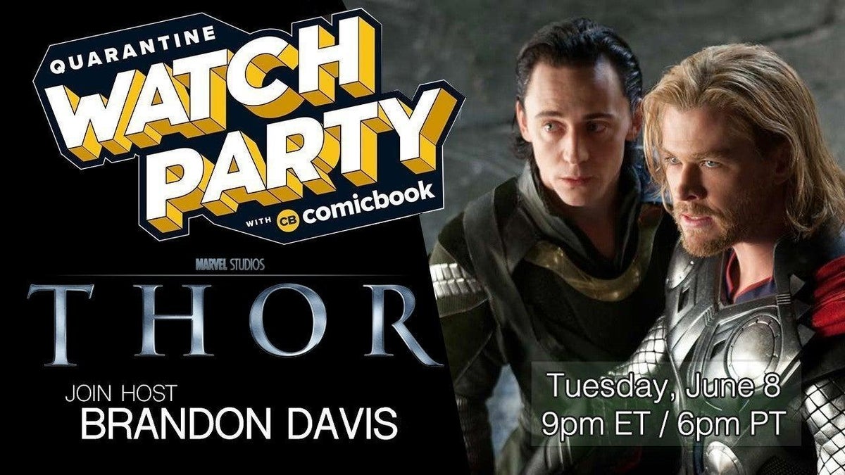 Thor: Tuesday Night Quarantine Watch Party Ahead of Loki Premiere