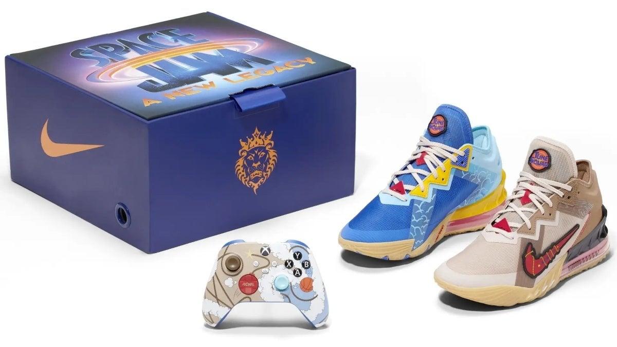 Xbox Reveals Space Jam: A New Legacy Nike Sneaker and Controller Bundle