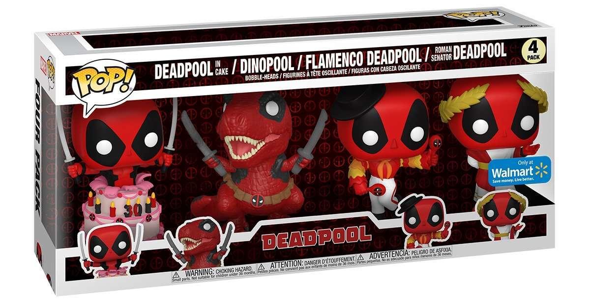 Funko Deadpool 30th Anniversary Pops Now Available In An Exclusive 4-Pack