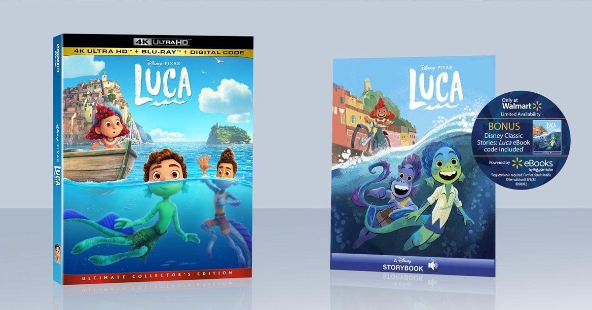 Luca: Pixar Unveils Collector's Edition 4K Ultra HD Blu-ray Details ...