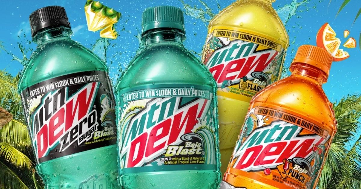 MTN DEW Baja Blast's First Two Spinoffs Have Officially Hit Stores