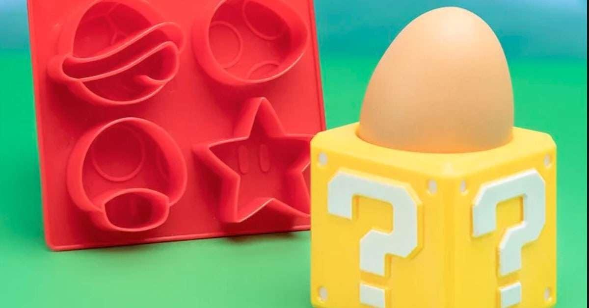 Super Mario's Breakfast of Champions Includes Coffee, Eggs, and Toast