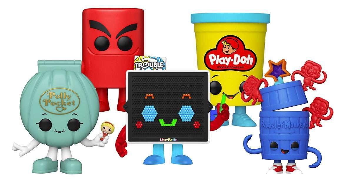 Retro Toy Funko Pops: Barrel of Monkeys, Play-Doh, Polly Pocket and More