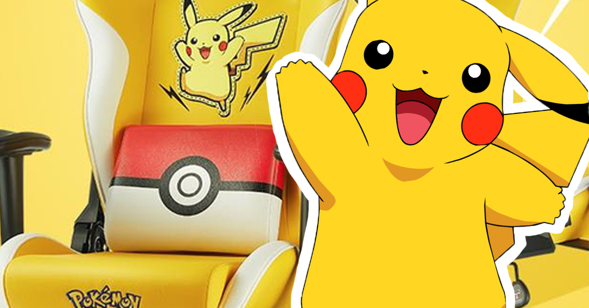 Pokemon Unveils Cute New Line of Gaming Chairs